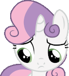 Sweetie Belle Gif - 02 Sad by CyanLightning on DeviantArt