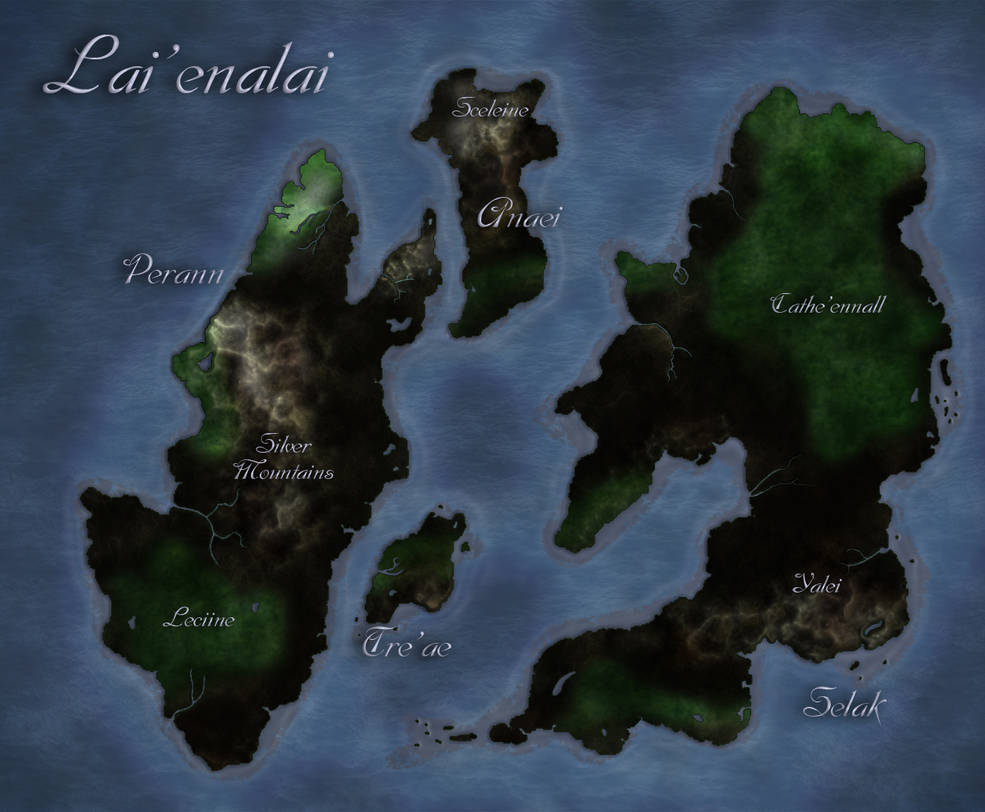Map of Lai'enalai by Koragi on DeviantArt