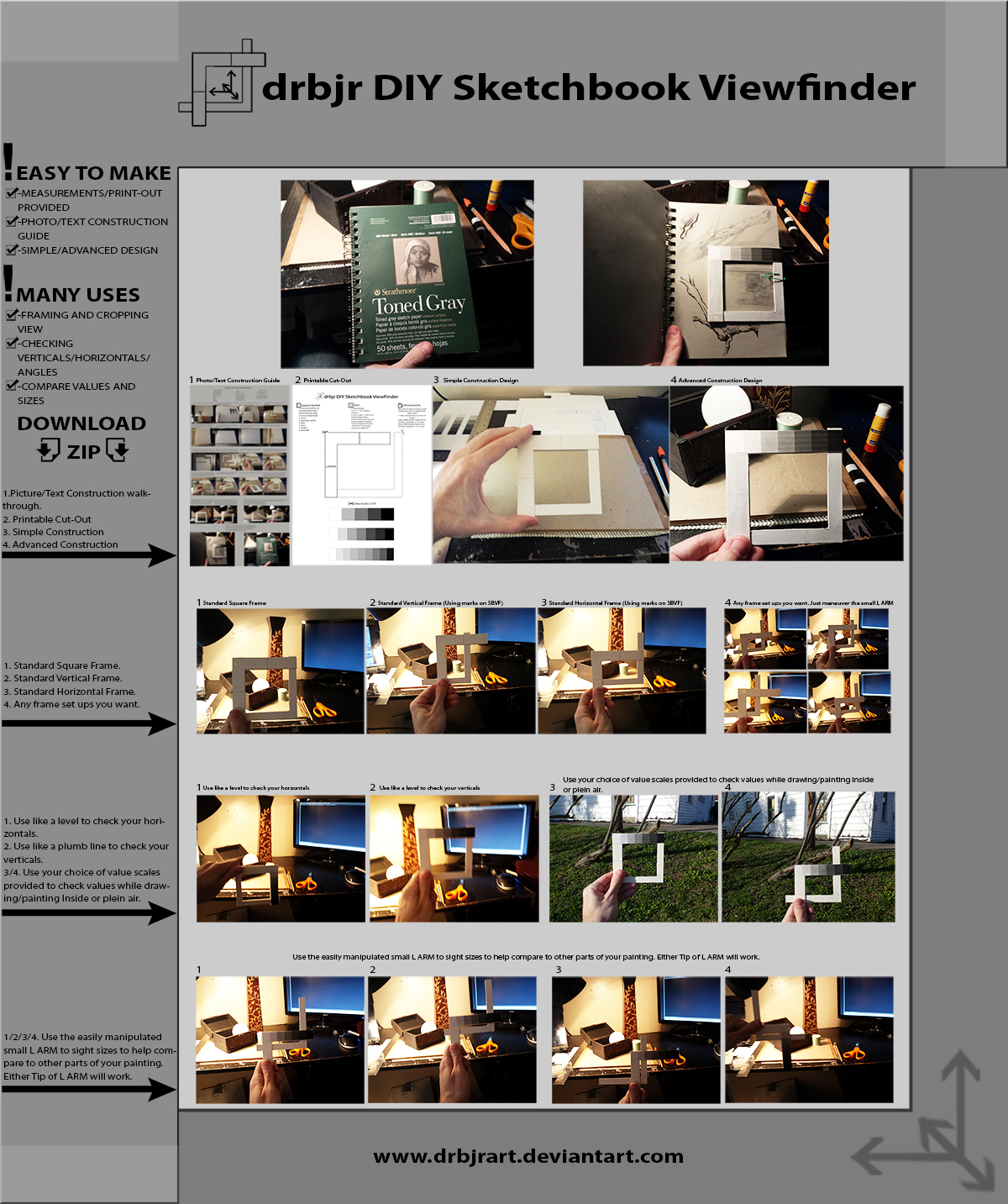 drbjr DIY Sketchbook Viewfinder by drbjrart on DeviantArt