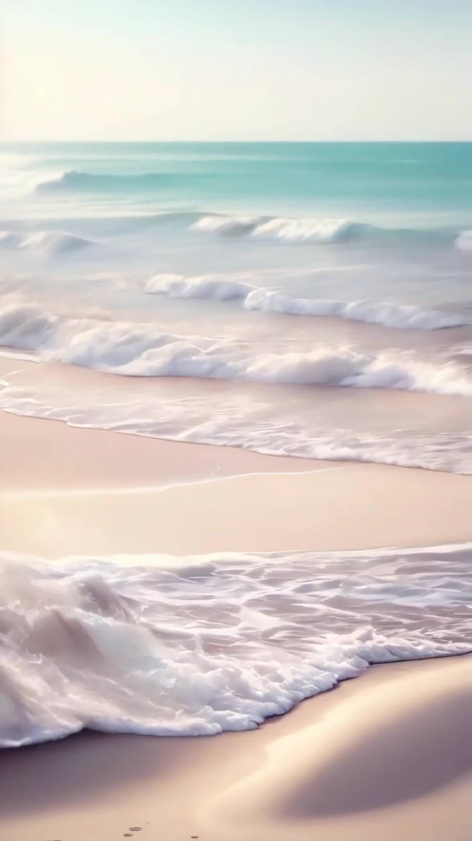 Abstract beach scene with rolling waves by EntertainTime on DeviantArt