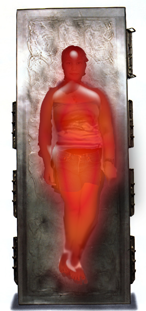 unfreezing girl in carbonite full body wip by willartmaster on DeviantArt