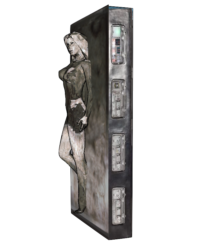 nude girl in carbonite by willartmaster on DeviantArt