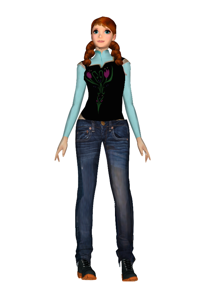 anna in skiny jeans by willartmaster on DeviantArt