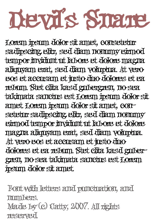 Devil's Snare by Felina-Cat on DeviantArt