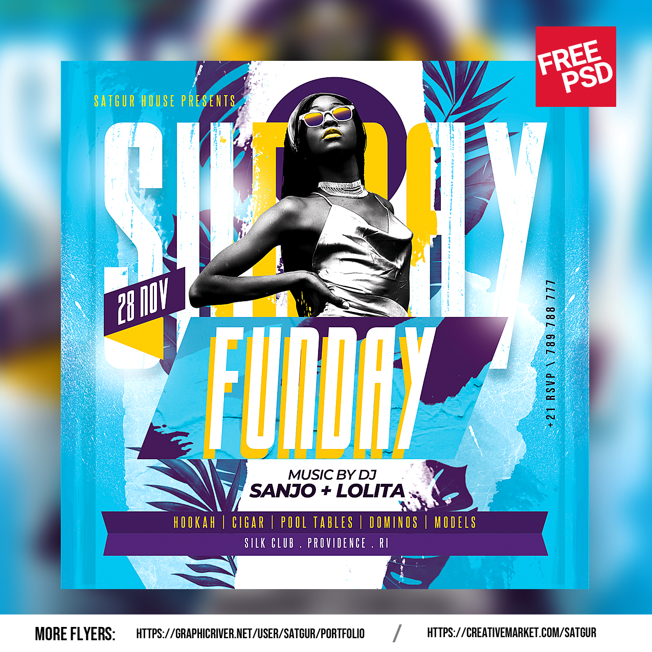 Free Download Psd Nightclub Party Flyer Template By Satgur On Deviantart