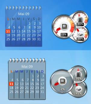 CPUmeters+calendar rainmeter by Joack on DeviantArt