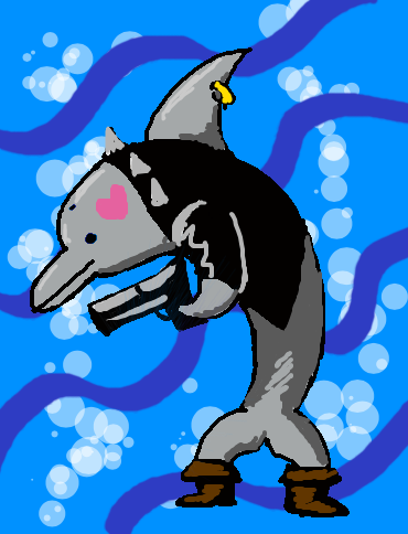 Pirate Thug Dolphin by Tokoro-Tenjiro on DeviantArt