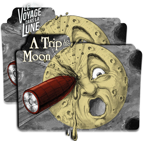 A Trip to the Moon 1902 folder icon by aliheydari1381 on DeviantArt