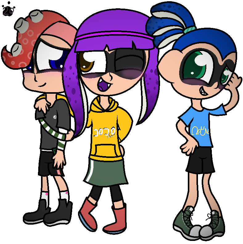 My Splatoon OCs by SilverTheNekoAgent on DeviantArt