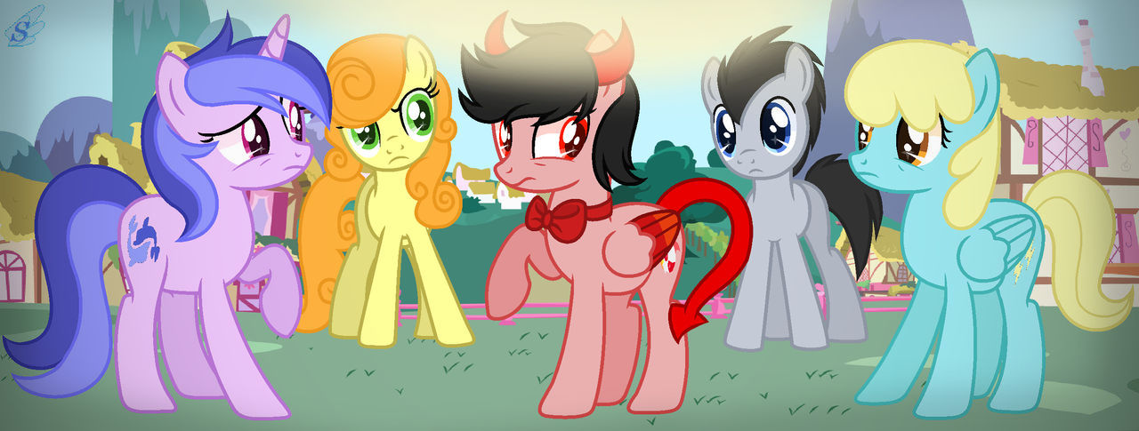 Devil in Ponyville by SilverTheNekoAgent on DeviantArt