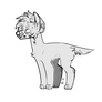 - Pupper Boi F2U Lineart - by BleedingColorAdopts on DeviantArt