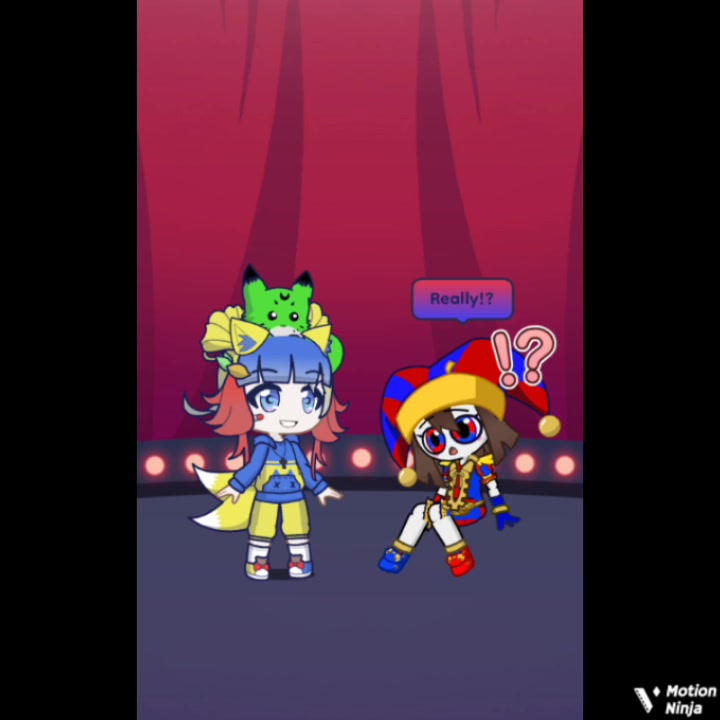 How Ltails and Pomni became friends by babytails12 on DeviantArt