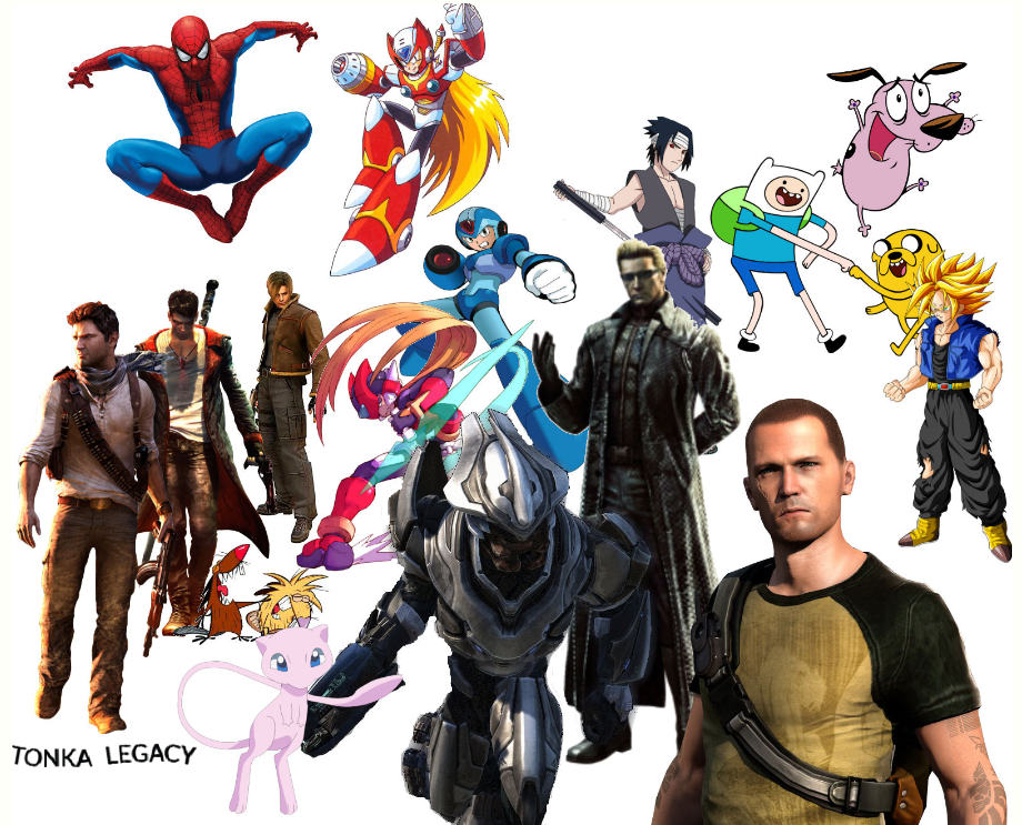 All of my favorite characters by Tufftonka on DeviantArt