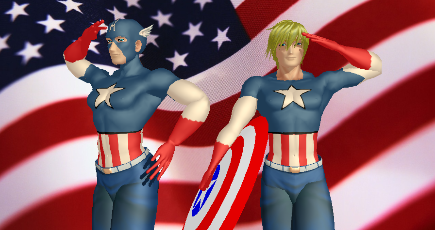 MMD Newcomer Captain America + DL by Valforwing on DeviantArt