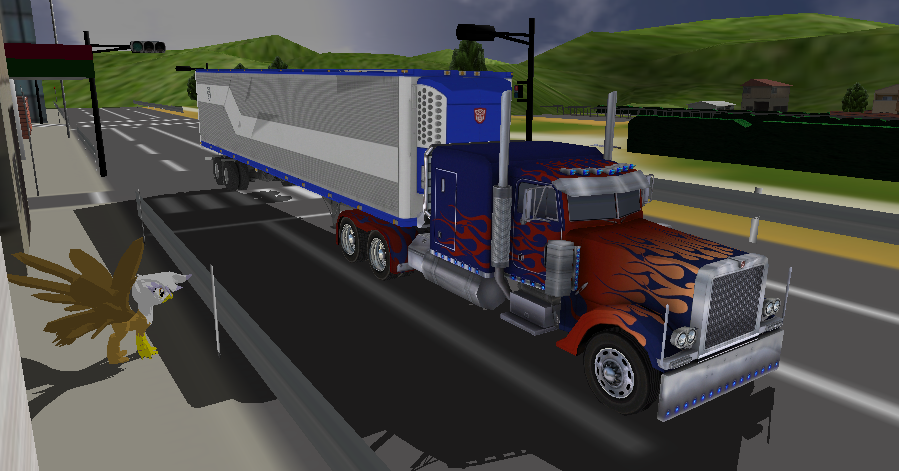 MMD Newcomer Optimus Prime VH Mode +DL by Valforwing on DeviantArt