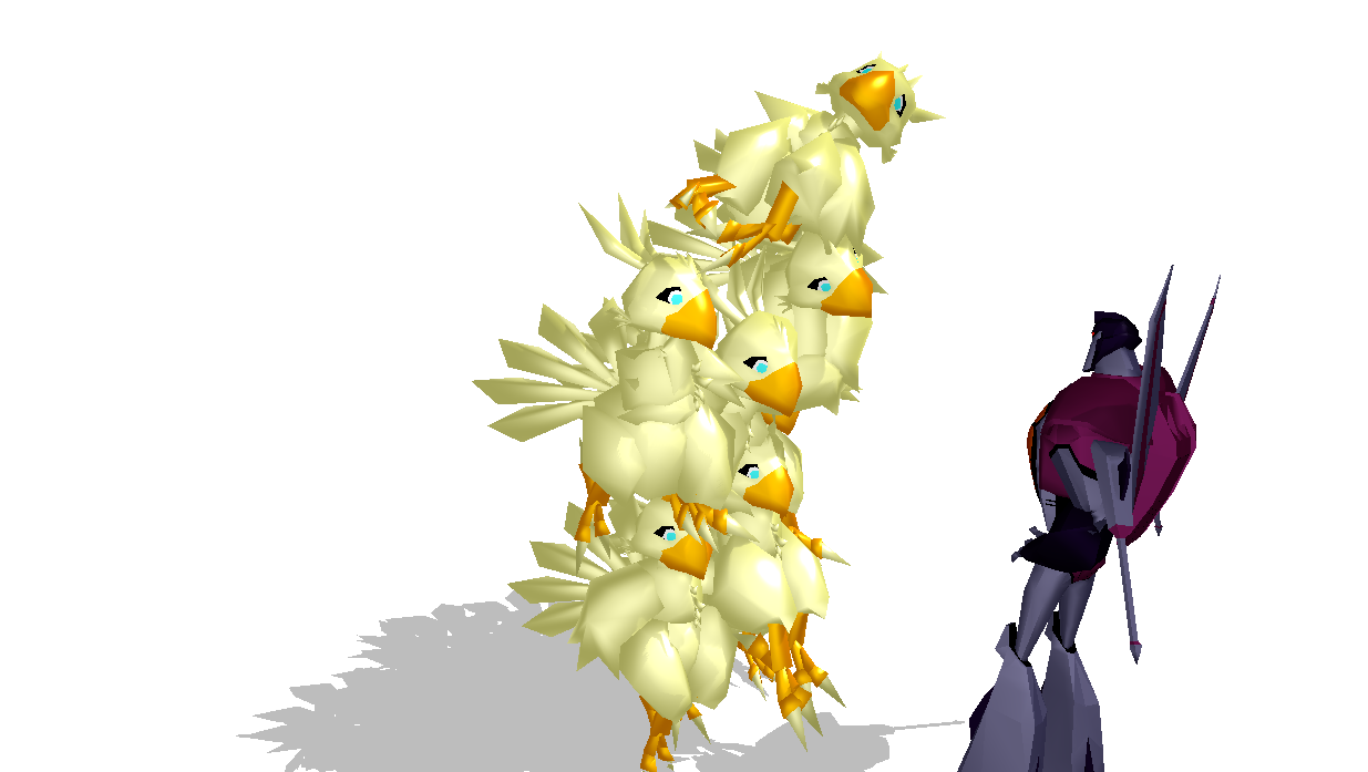 MMD Newcomer Baby Chocobo + DL by Valforwing on DeviantArt