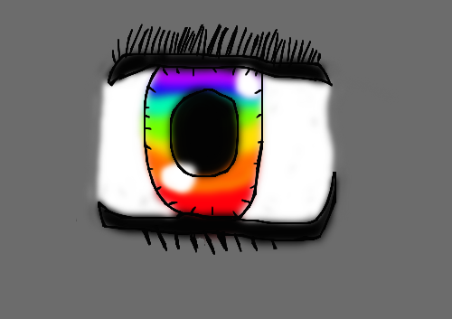 rainbow eye by Art-game-lover on DeviantArt