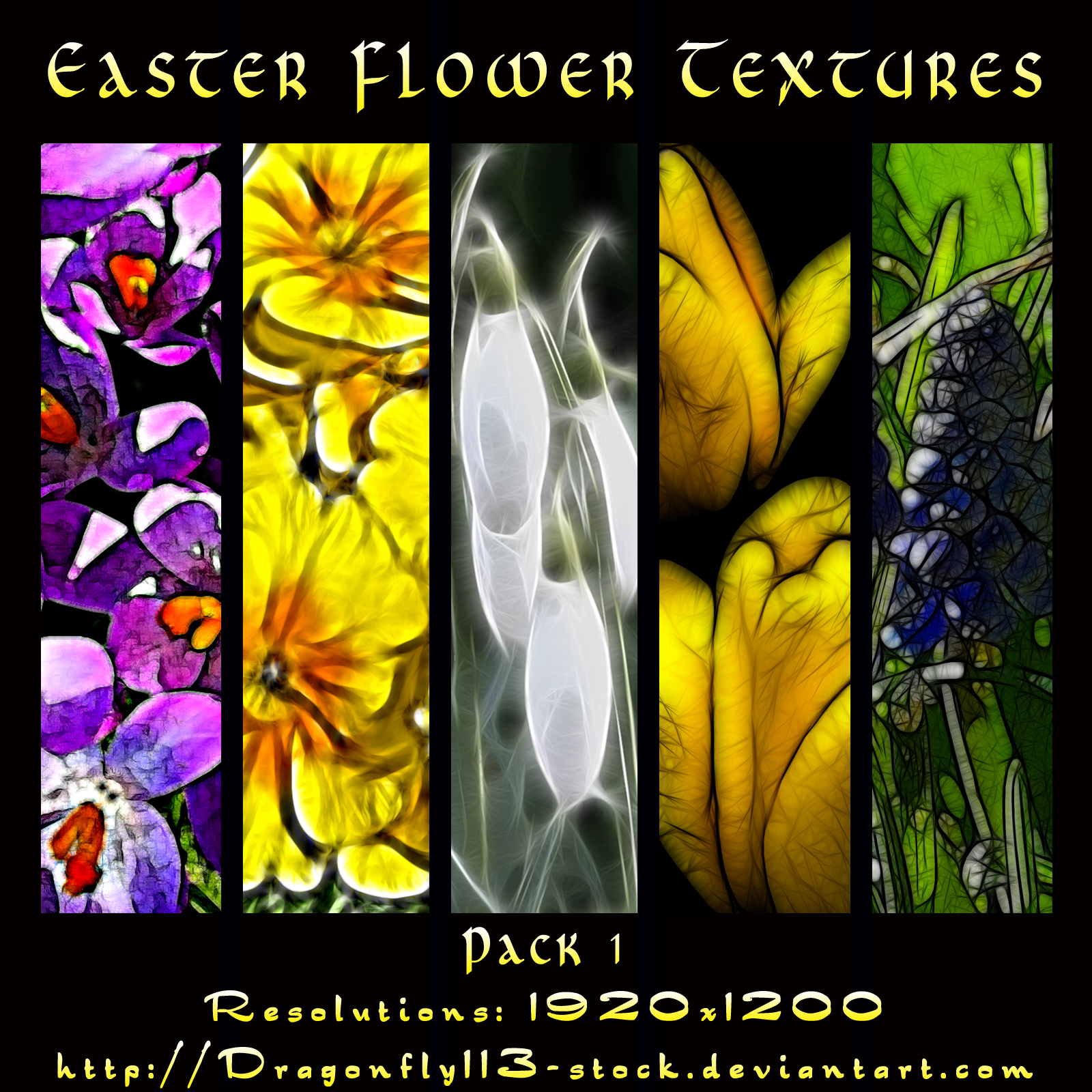 Easter Flower Textures by BFstock on DeviantArt