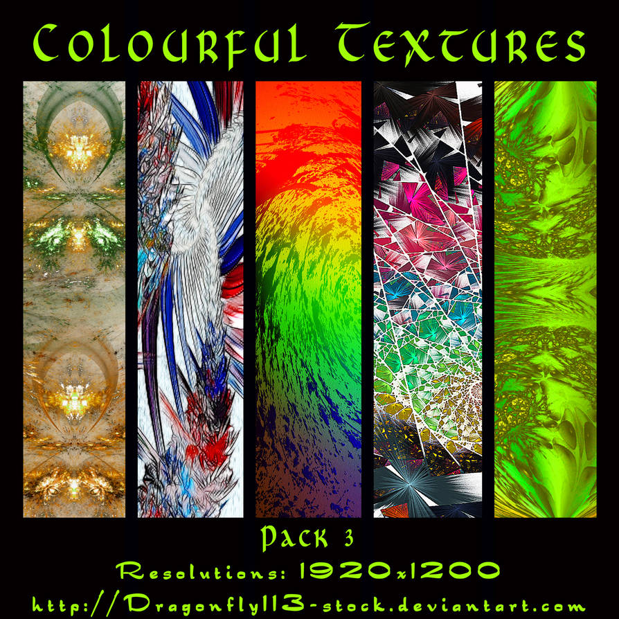 Colourful Textures Pack 3 by BFstock on DeviantArt
