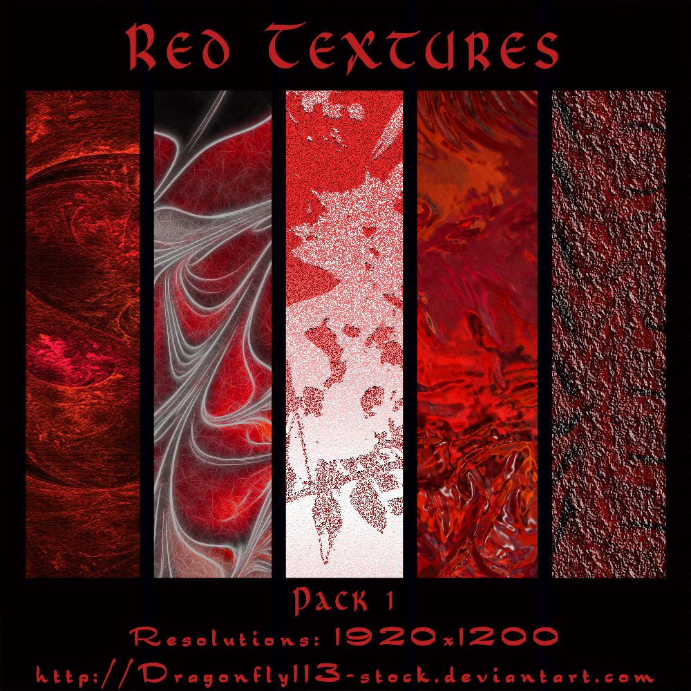 Red Textures Pack 1 by BFstock on DeviantArt