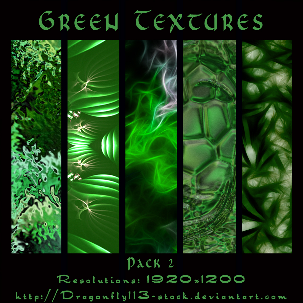 Green Textures Pack 2 by BFstock on DeviantArt