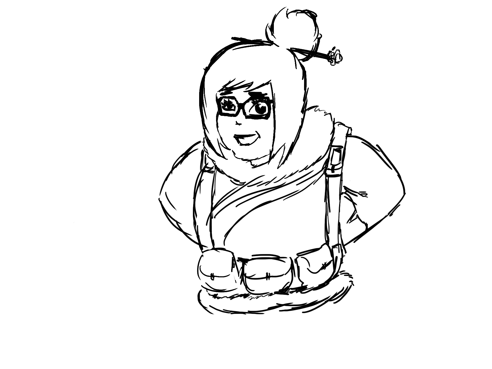 Mei Sketch by Troast on DeviantArt