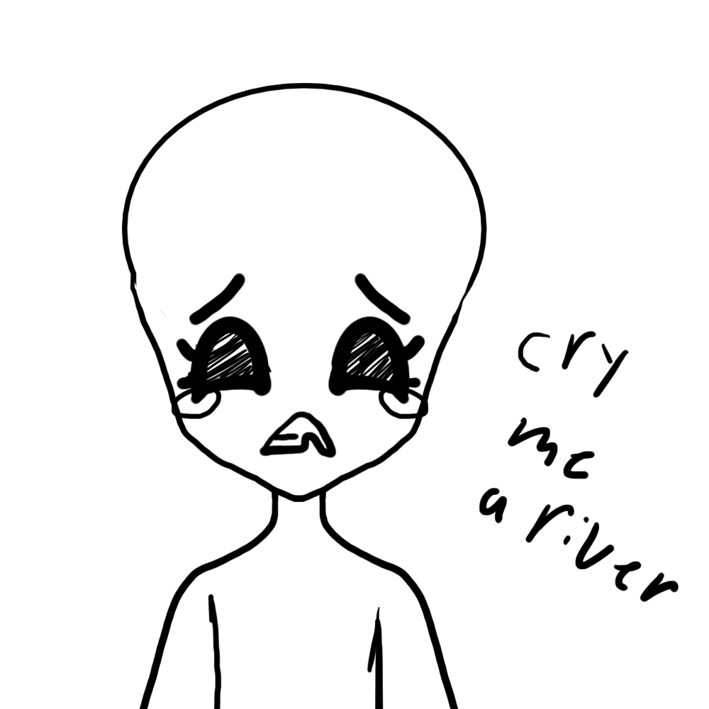 Crying Base by galixypuppy on DeviantArt