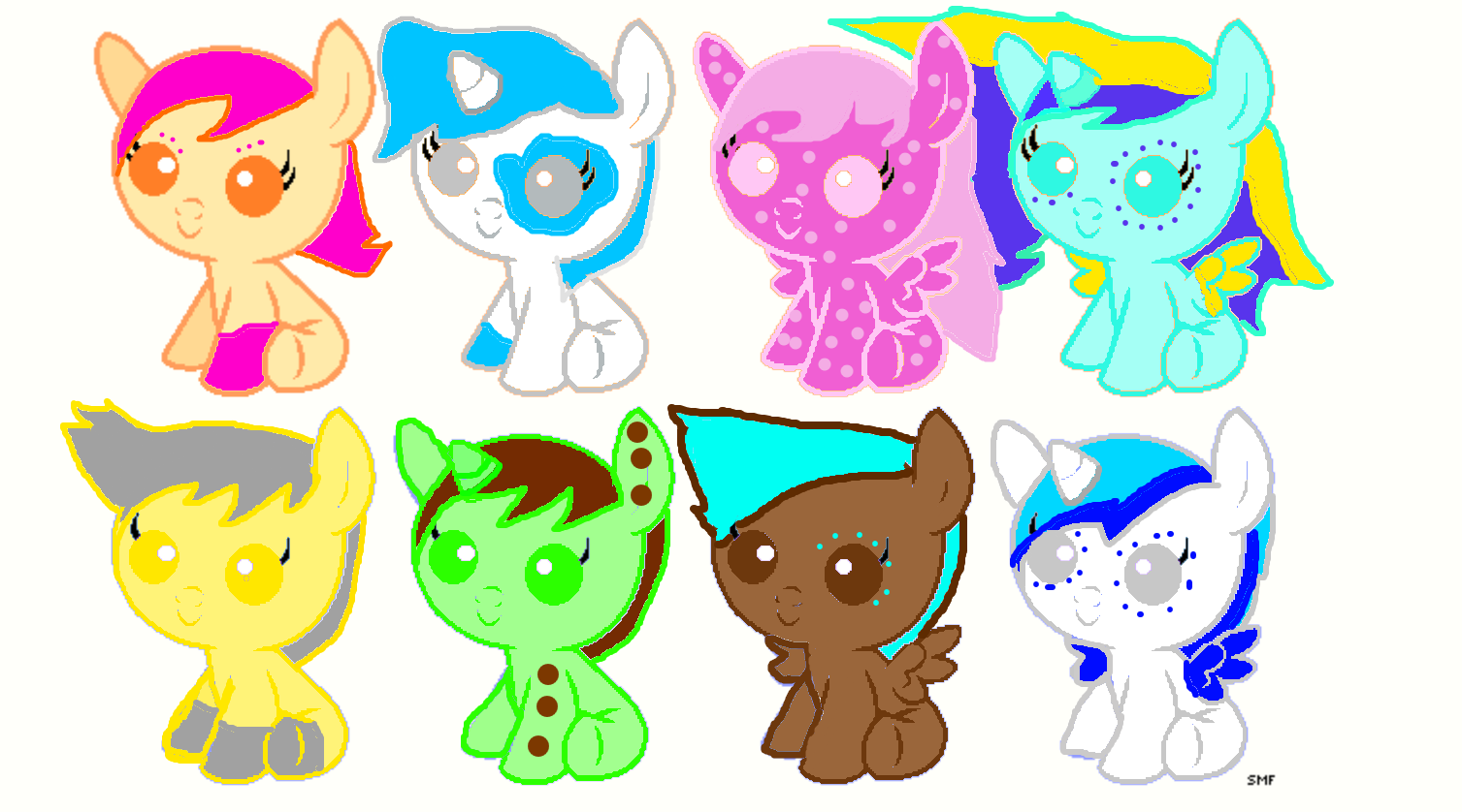 MLP fillies (ADOPT) by FNAFfan456 on DeviantArt