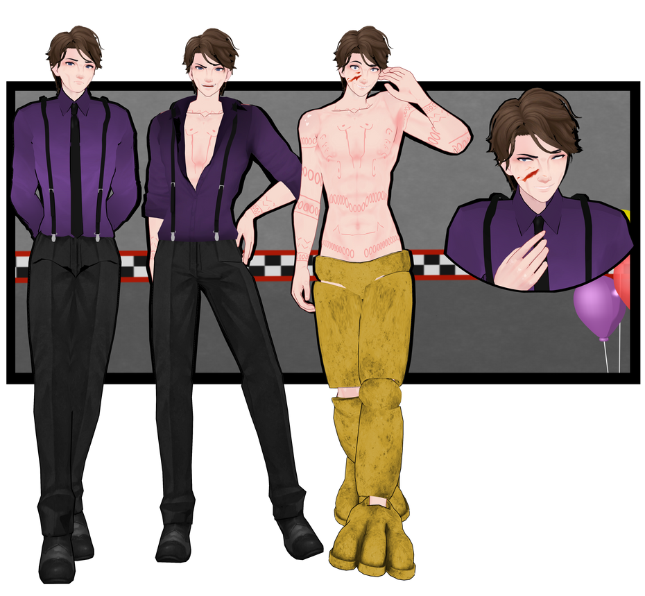 Mmd X Fnaf William Afton Dl By Wysida On Deviantart