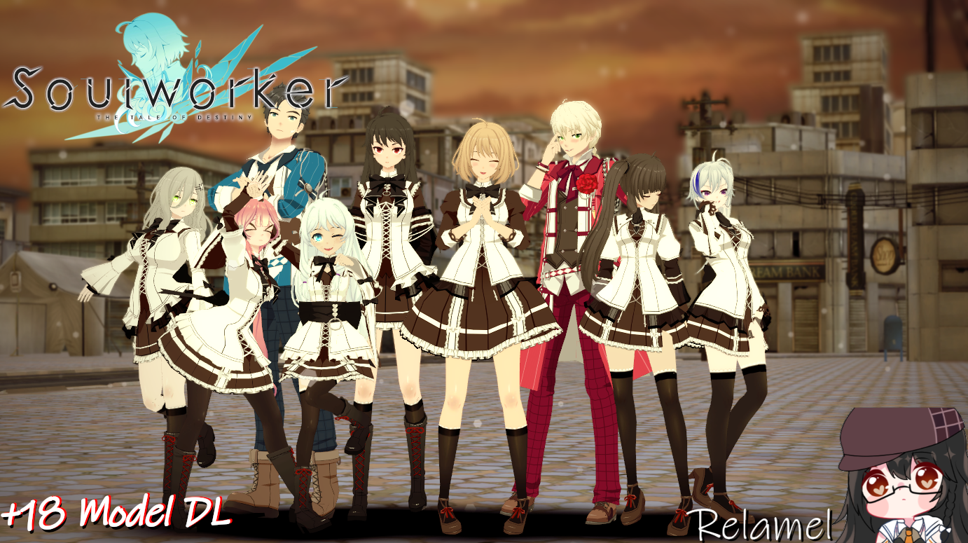 [MMD DL] SoulWorker Confectioner/White Day Pack by RelamelMMD on DeviantArt