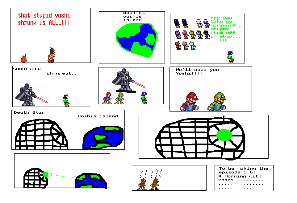 A morning with yoshi 2 by Darth-T on DeviantArt