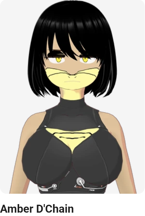 Amber D'Chain MMD Model by FenixFirebirdAndCo on DeviantArt