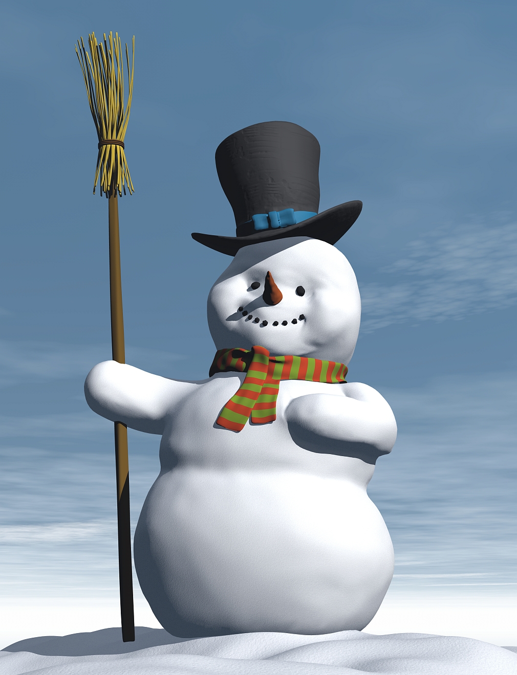 Snowman 3d Model by xmas-kitty on DeviantArt