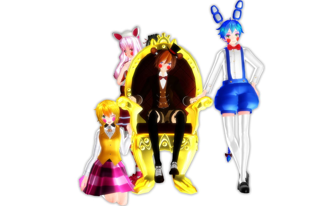 FNAF2 MMD Toy Pack [Download] [Minor Update] by Trouble-san on DeviantArt