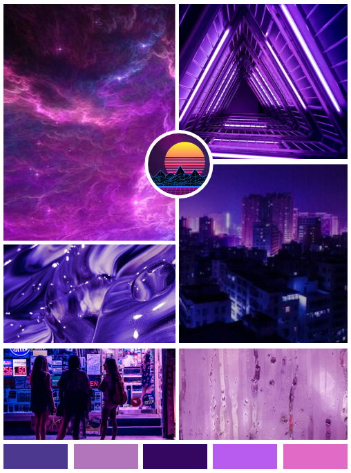 Pink And Purple Moodboard by BachtheOtter on DeviantArt