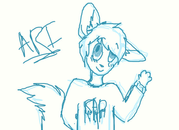 Trade 1/3 Halfbody sketch Ari by full-of-teeth on DeviantArt