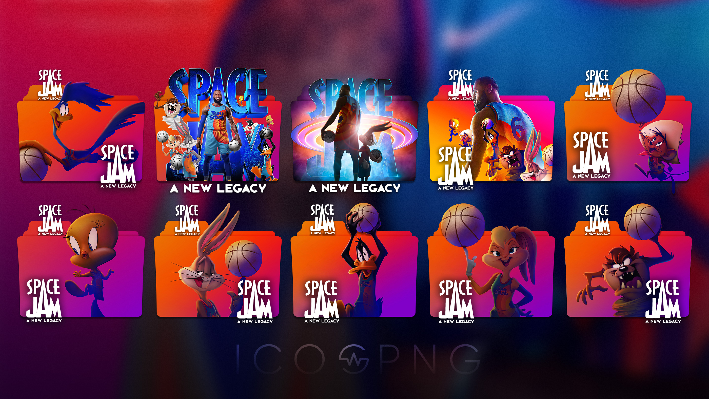 Space Jam: A New Legacy (2021) Folder Icons by salahalwattar on DeviantArt