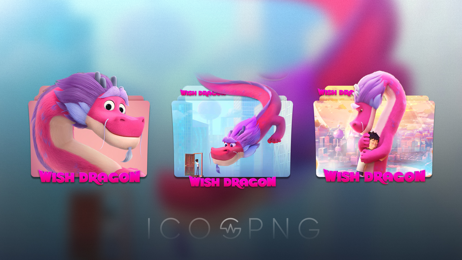 Wish Dragon (2021) Movie Folder Icons by salahalwattar on DeviantArt