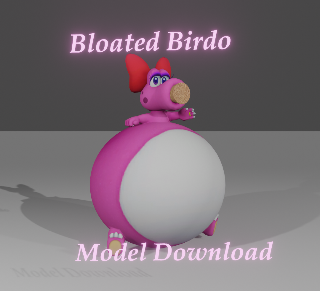Bloated Birdo Model DL. by BellyInflation6 on DeviantArt