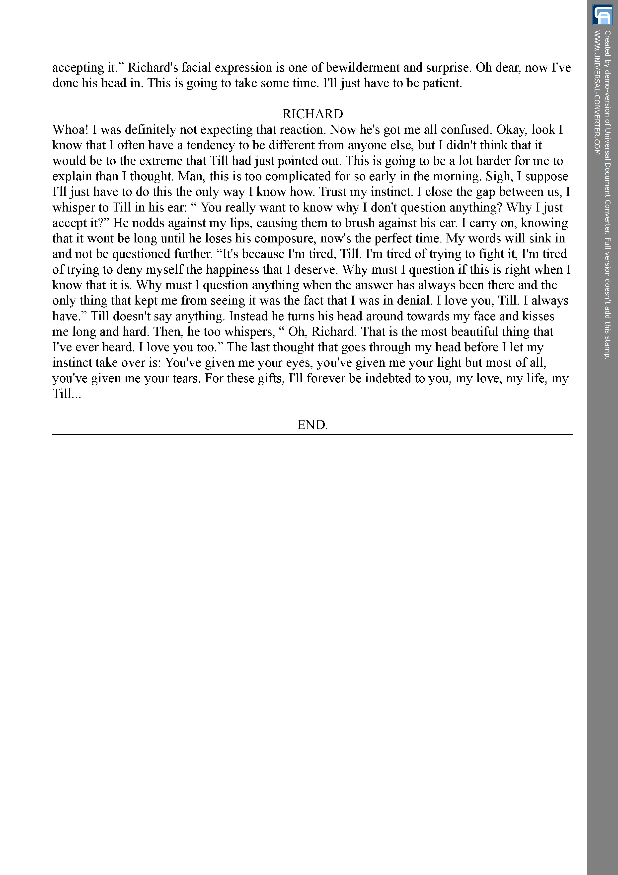 FanFiction on Till-X-Richard - DeviantArt