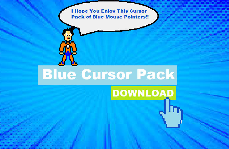 Blue Cursor Pack by SenshiGamer on DeviantArt