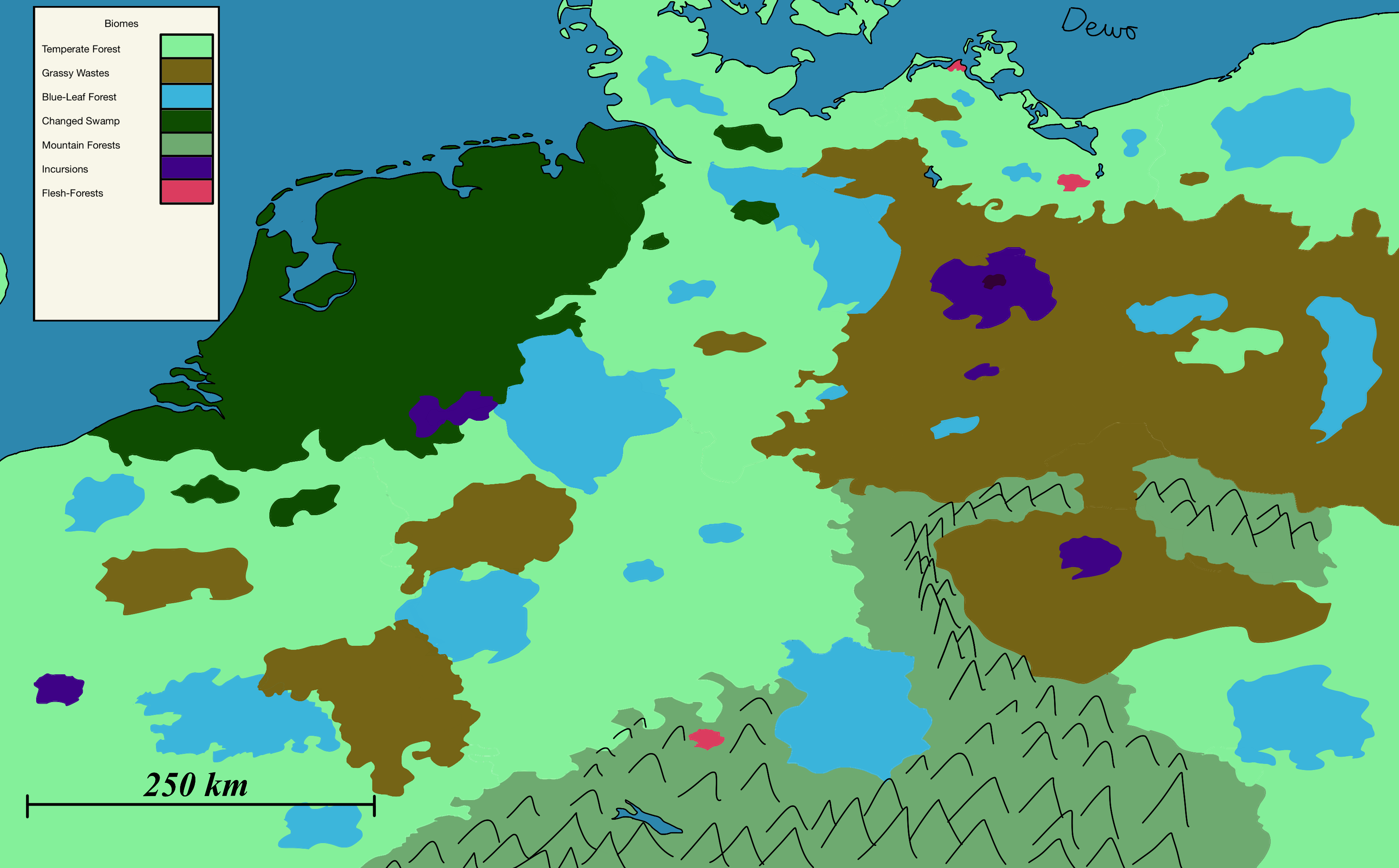 Biome Deviantart 30 Million Years In The Future World Biomes WIP By
