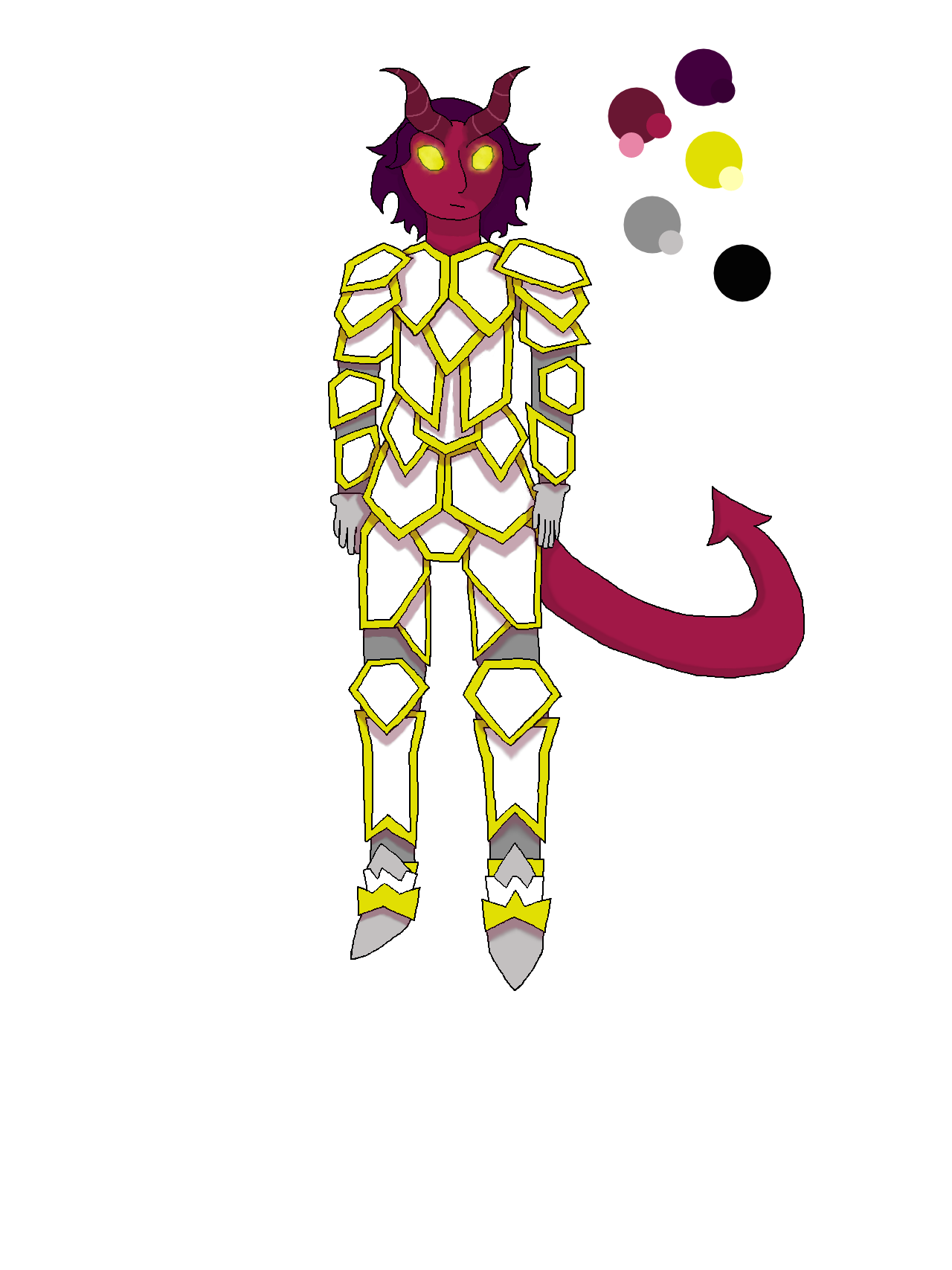 DnD Character- Justice the Tiefling Paladin by TigerLily-5 on DeviantArt