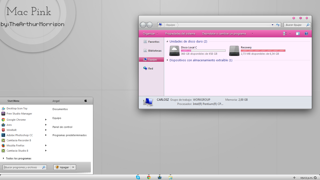 Mac Pink by TheArthurMorrison on DeviantArt