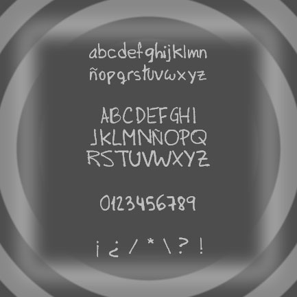 My first font by macarroni on DeviantArt