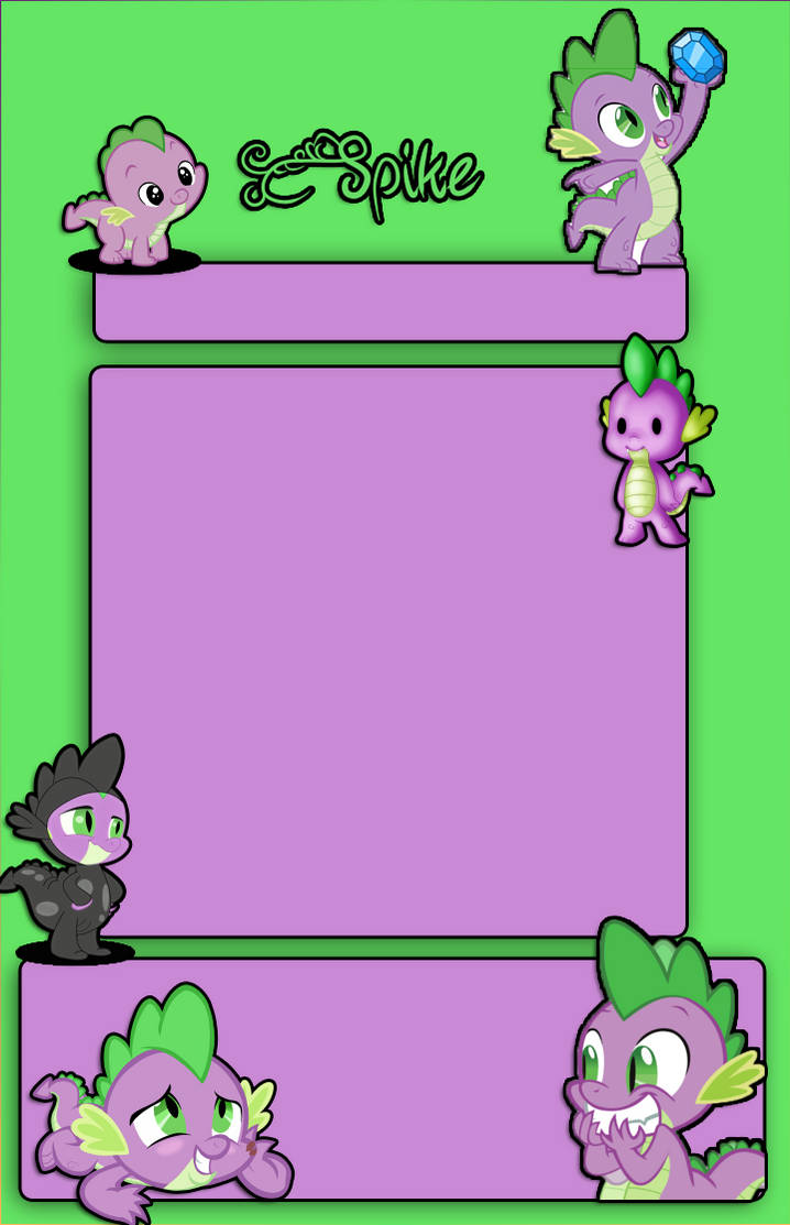 FREE - Spike MLP - Journal Skin by ShadowJournals on DeviantArt