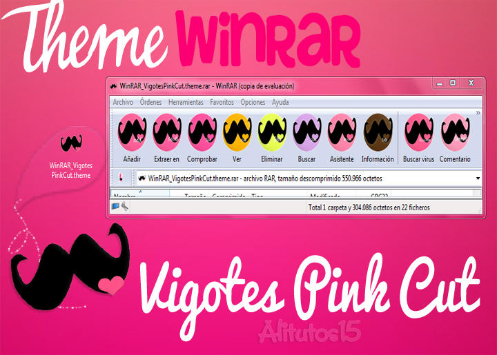 skin winRAR Vigotes Pink Cut by alitutos15 on DeviantArt