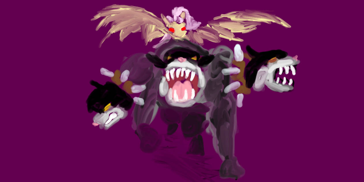 Flutterbat and Cerberus by BillyGGruff on DeviantArt