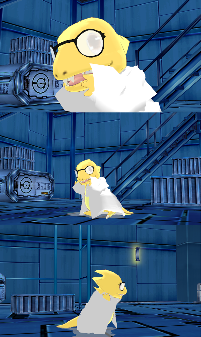 Dr Alphys MMD by siletrea on DeviantArt
