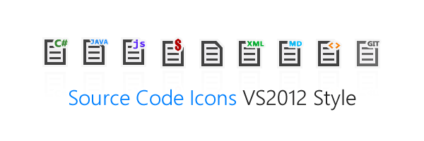 Source Code Icons - VS2012 Style by jay-wick on DeviantArt
